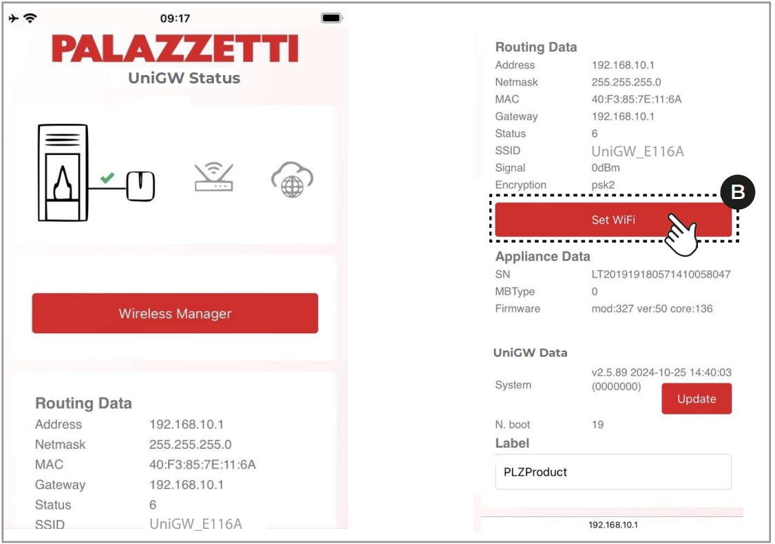 Comment configurer l'Universal Gateway via l'interface web